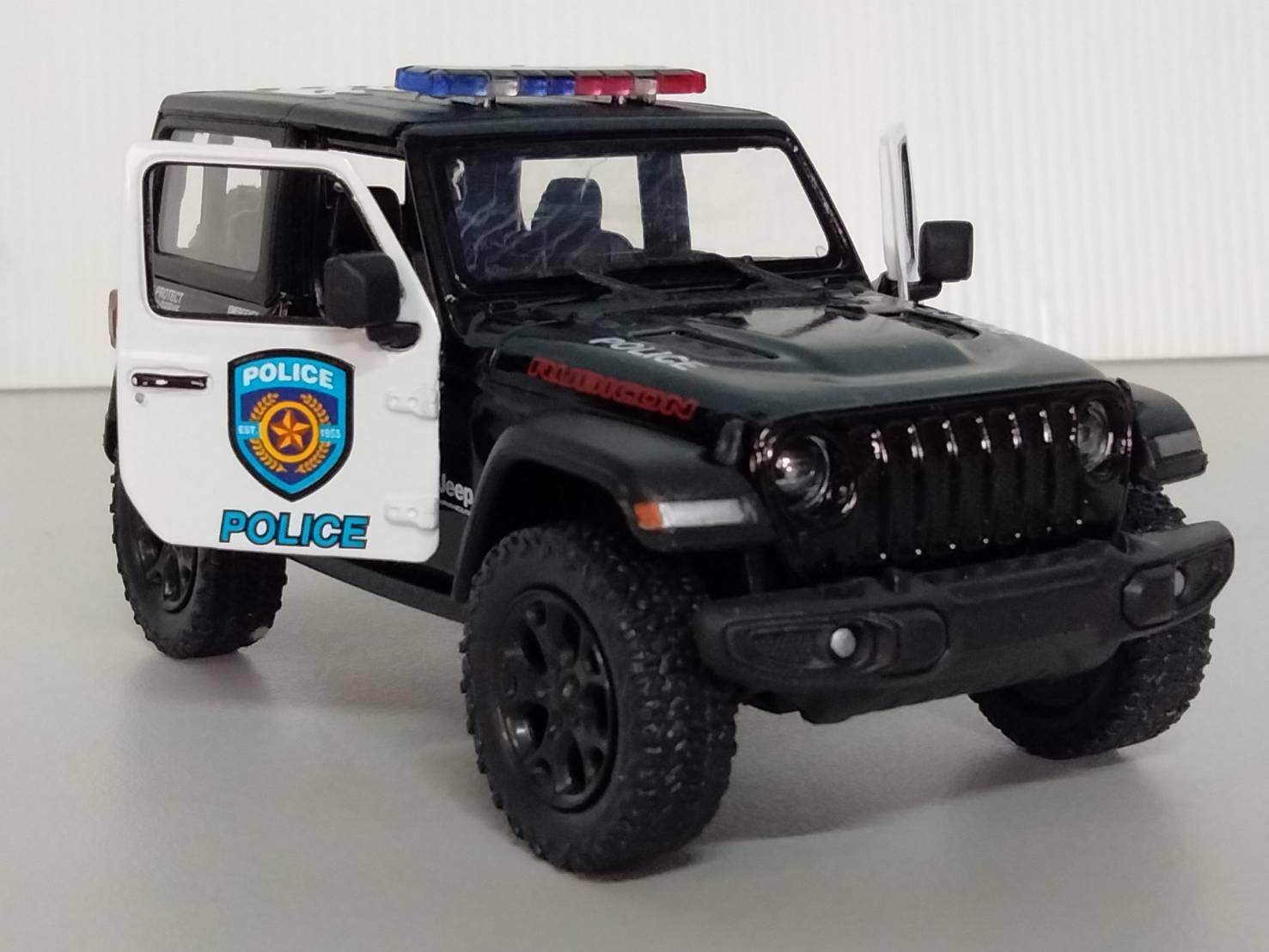 โมเดลรถจิ๊ปตำรวจ Police jeep car model - Klairungshop - ThaiPick