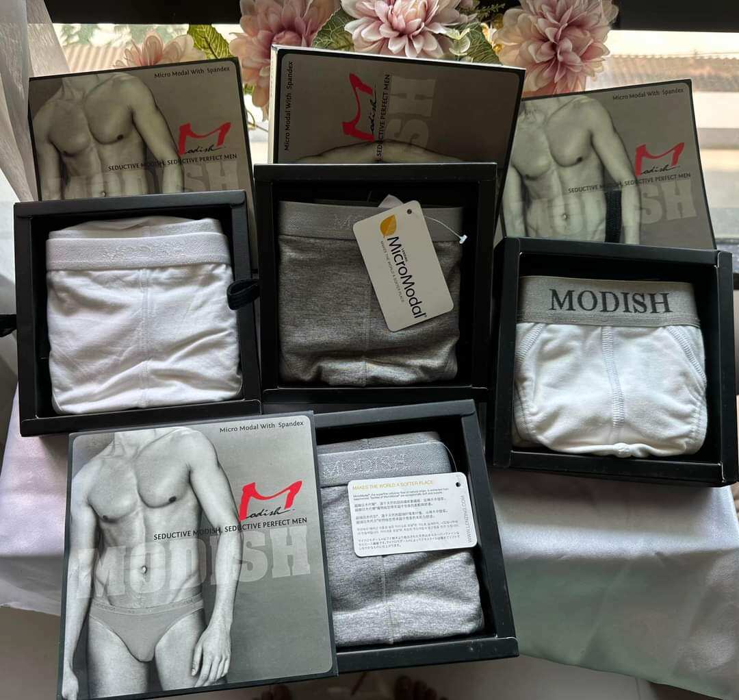 เดรสคอวีแขนระบายแต่งกระดุมมุข งานป้าย modish - Cute apparel - ThaiPick