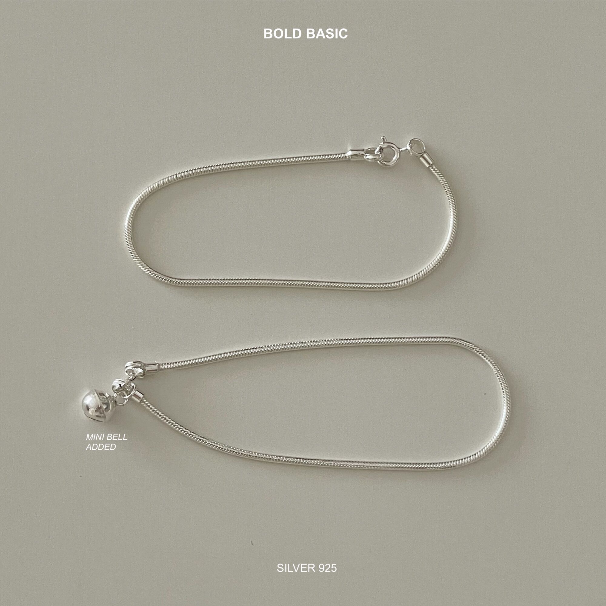 (bracelet) : Bold basic bracelet silver 925 / สร้อยข้อมือเงินแท้ สร้อยข้อมือกระดูกงูเงินแท้ ...