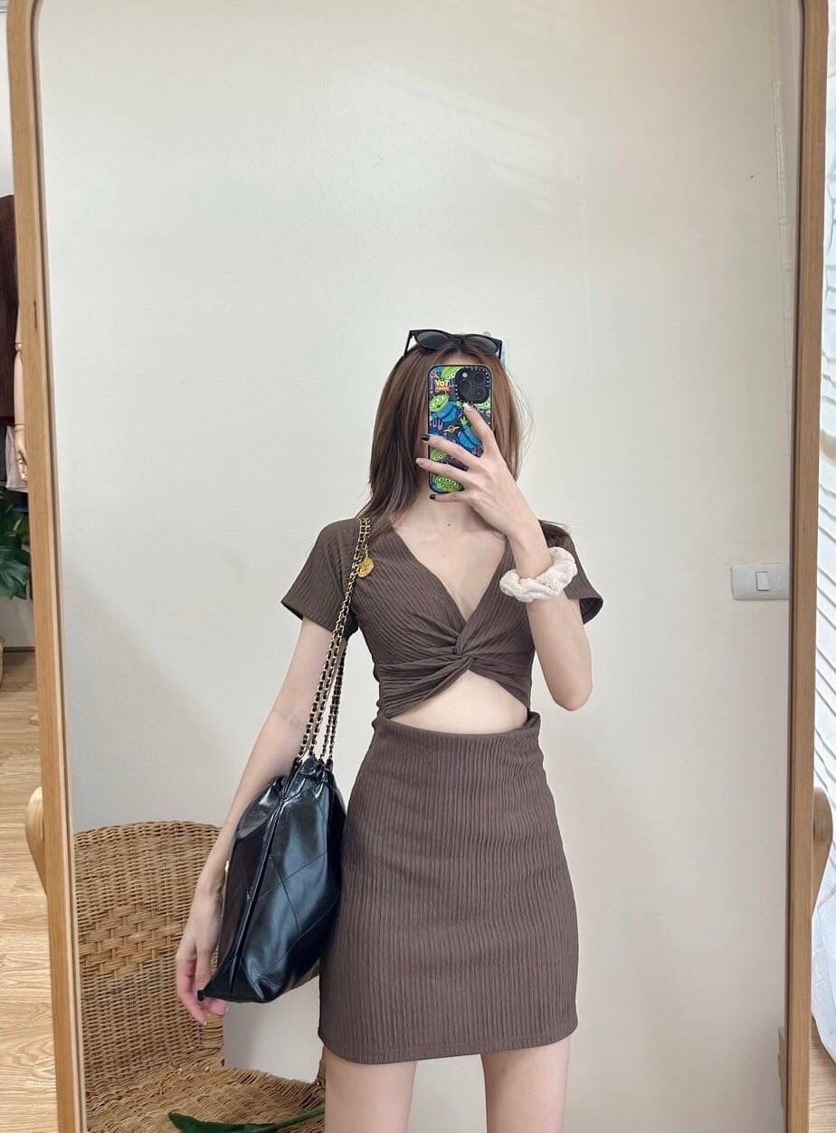 🧡PATCHARIN🧡เดรสแขนสั้น ทวิสหน้า | Lazada.co.th