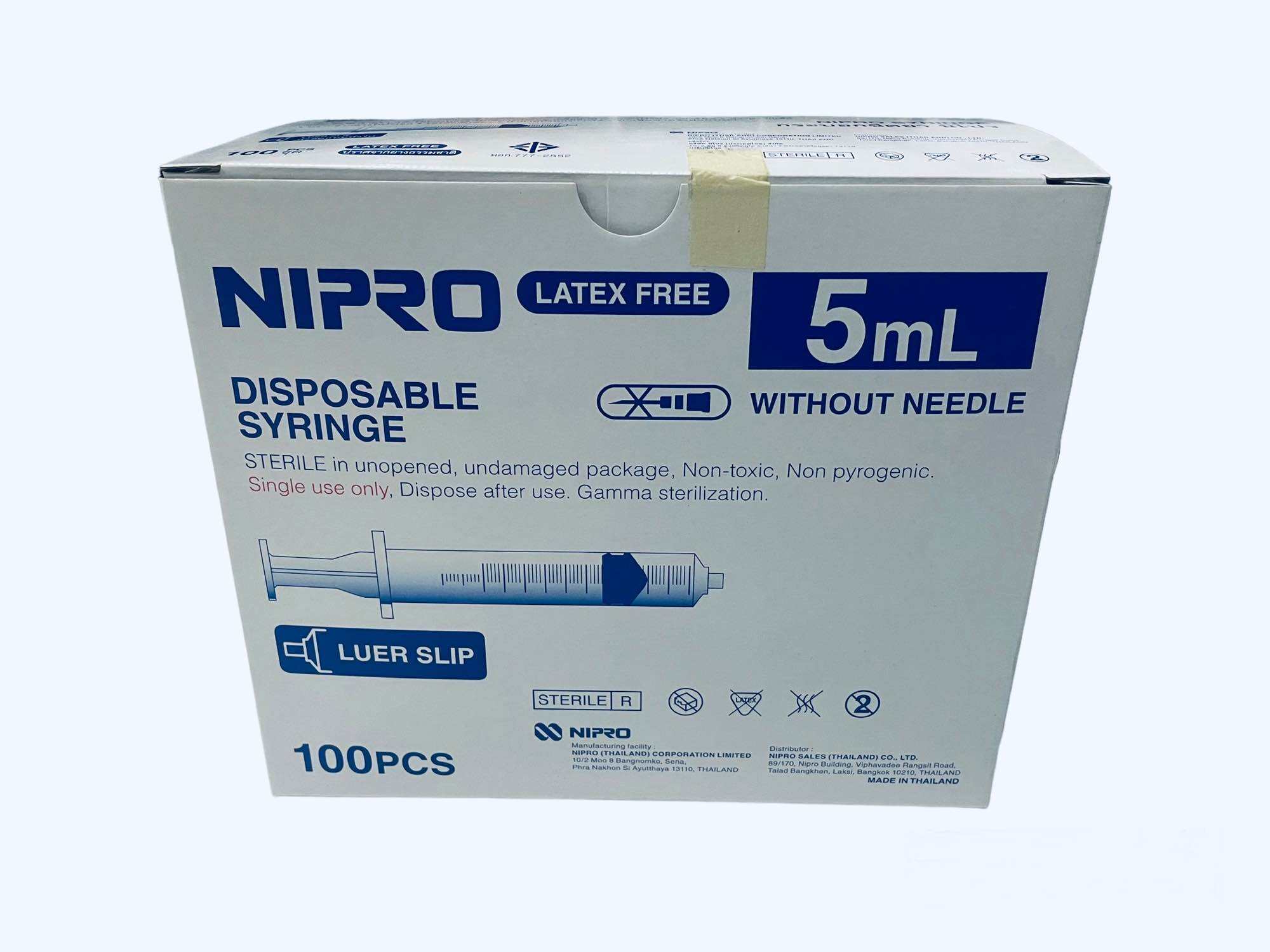 Syringe Nipro ไซริงค์ นิโปร 5ml 100 อัน | Lazada.co.th