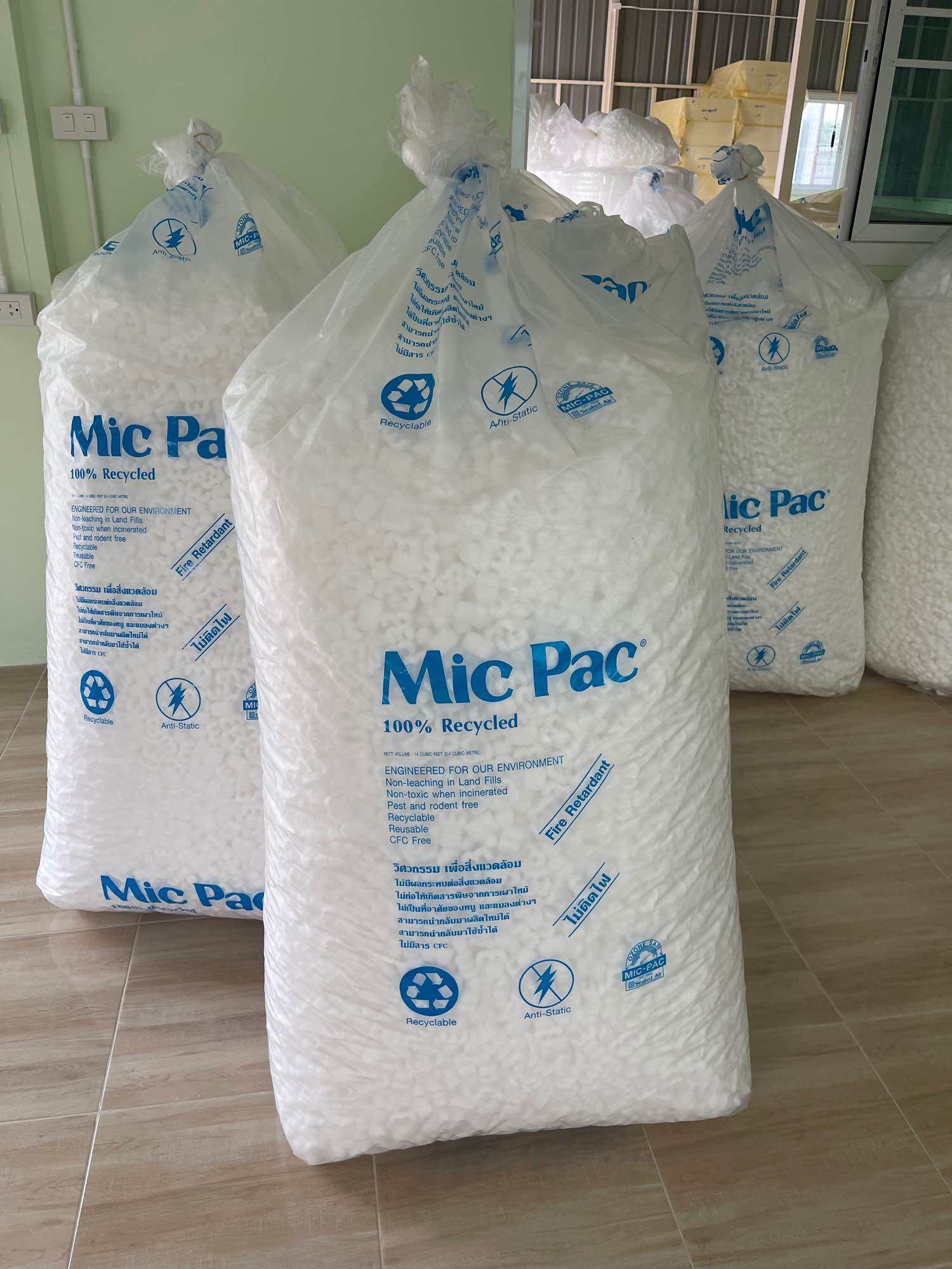 โฟมตัวหนอน Mic Pac บรรจุ 1.5 กก/ถุง ราคา 820 บาท | Lazada.co.th