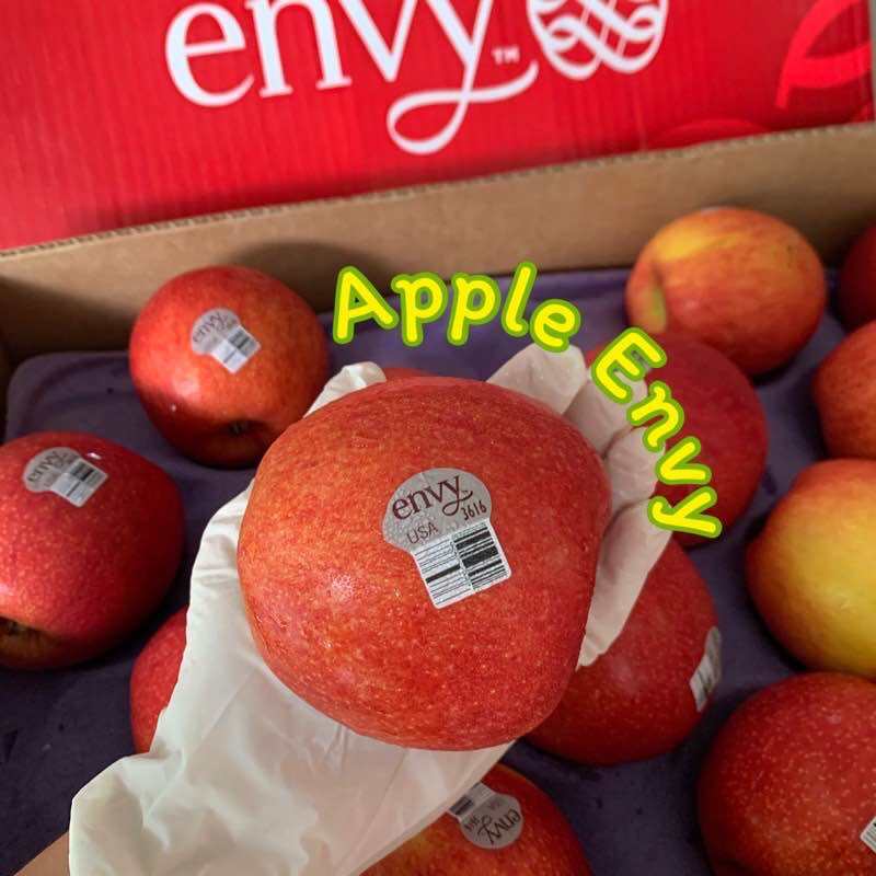 พร้อมส่ง️(ราคาต่อ1ลูก ประมาณ200กรัม) แอปเปิ้ลเอ็นวี่ apple envy สดใหม่ ...