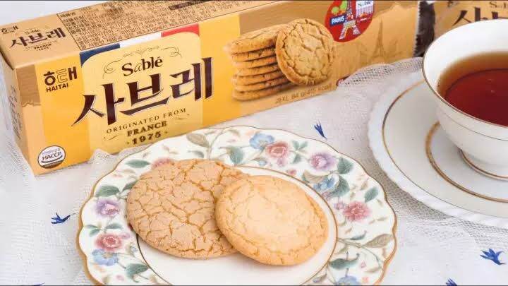 해태 사브레 คุกกี้ฝรั่งเศษ Haitai Sable - Korean kitchen - ThaiPick
