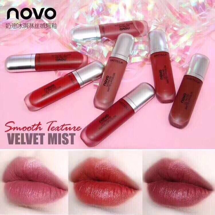 Novo Ultra HD Matte Lip Color ลิปแมทเนื้อกำมะหยี่**ของแท้ พร้อมส่ง ...