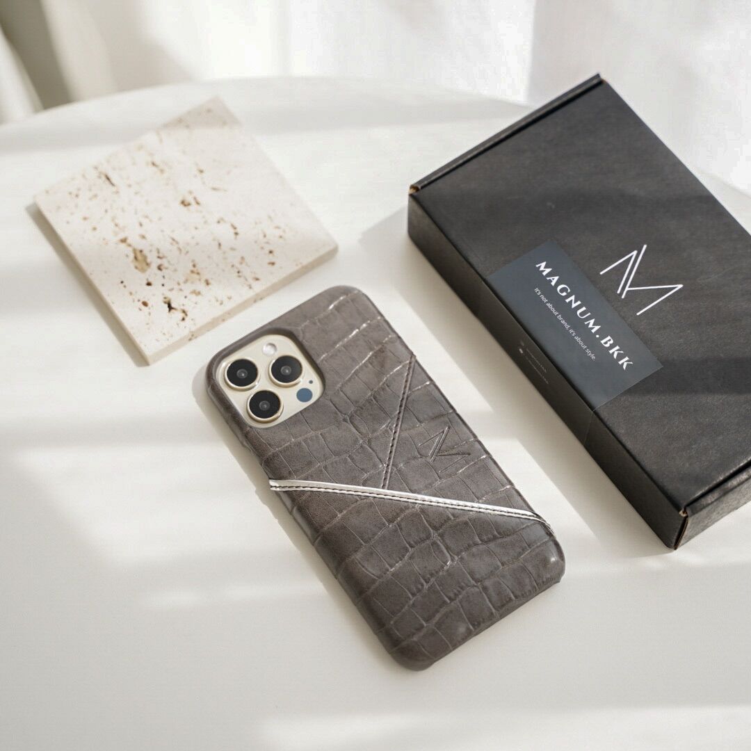 MAGNUM.BKK Card Holder Phone Case SpaceGray - magnum.bkk - ThaiPick