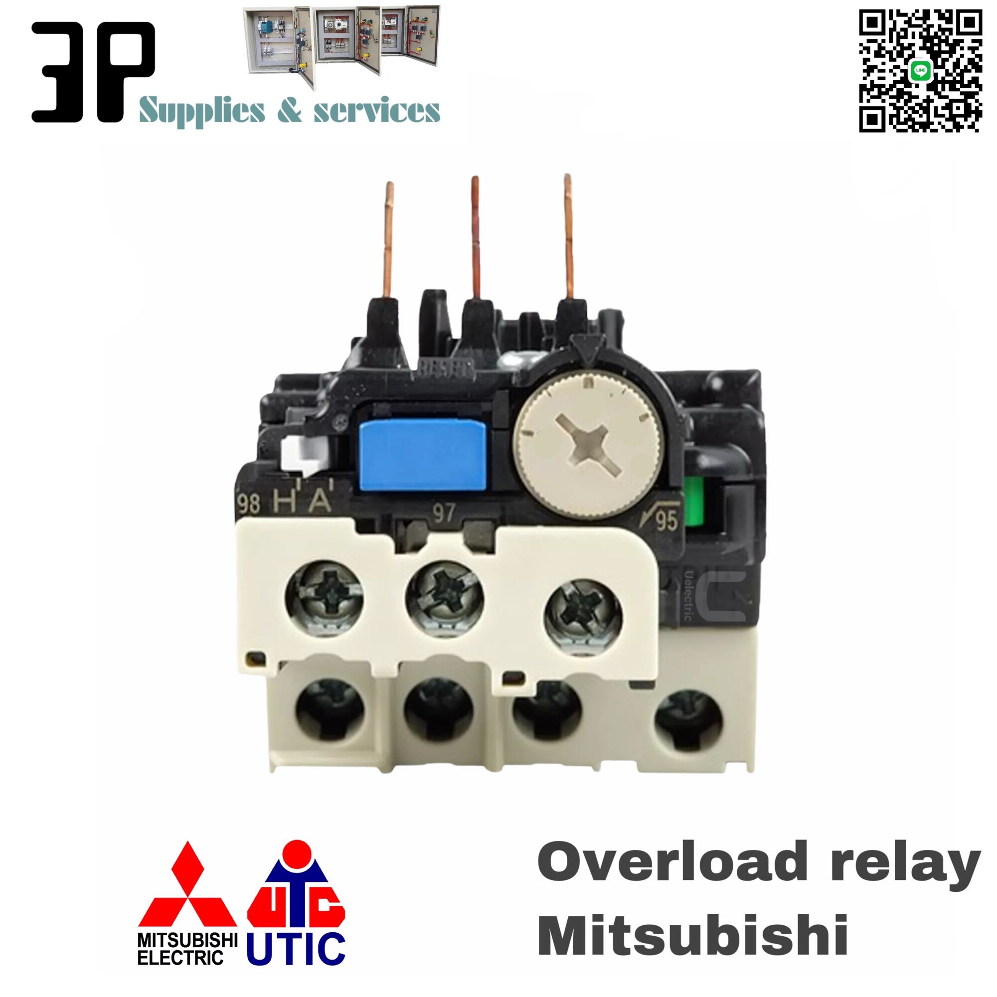 Mitsubishi Overload Relay TH-T18 1.3A (1.0 - 1.5 A) | Lazada.co.th