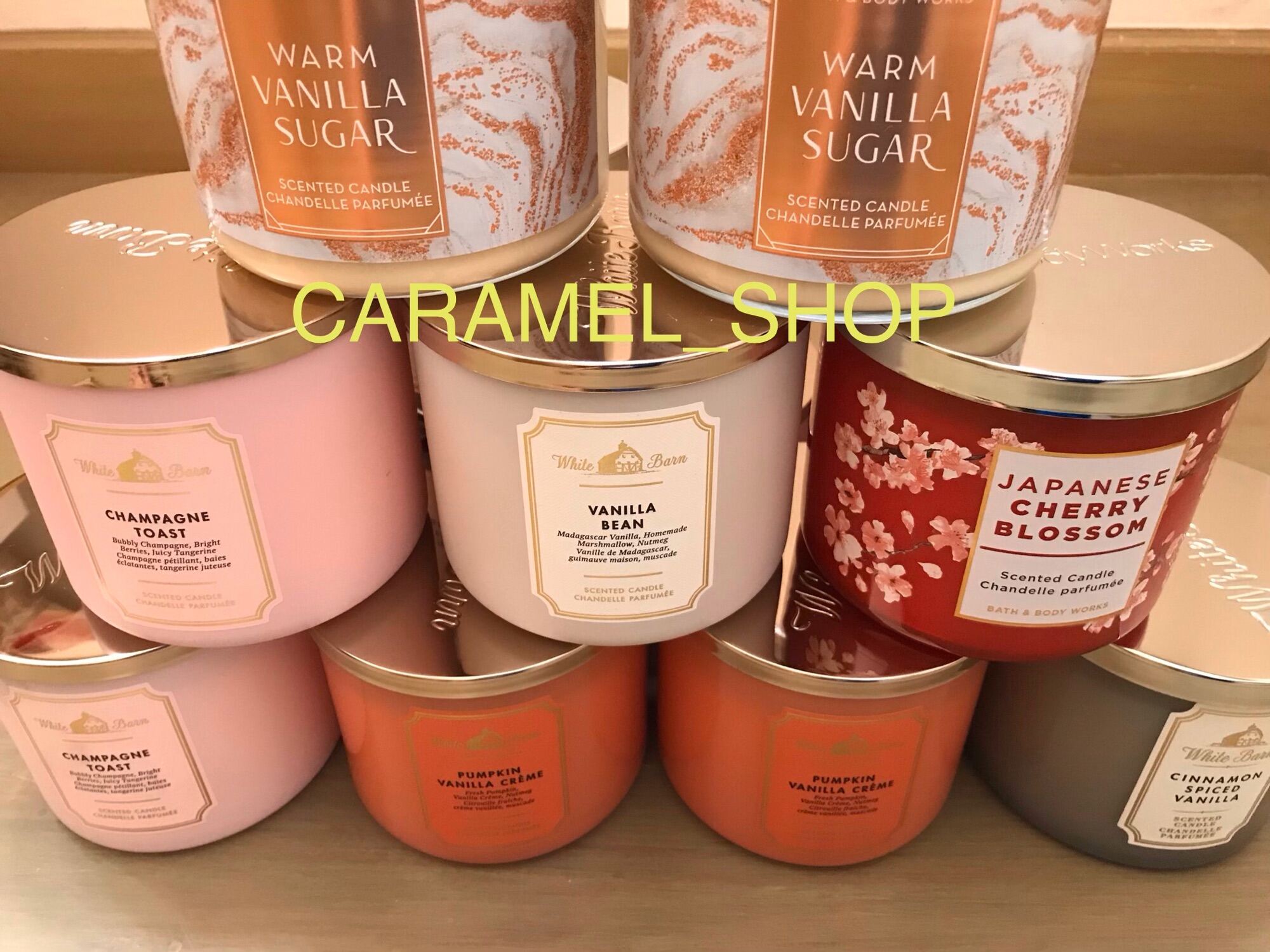 เทียนหอมBath and Body Works แท้????????☘️????3-Wick Candle กลิ่น ...