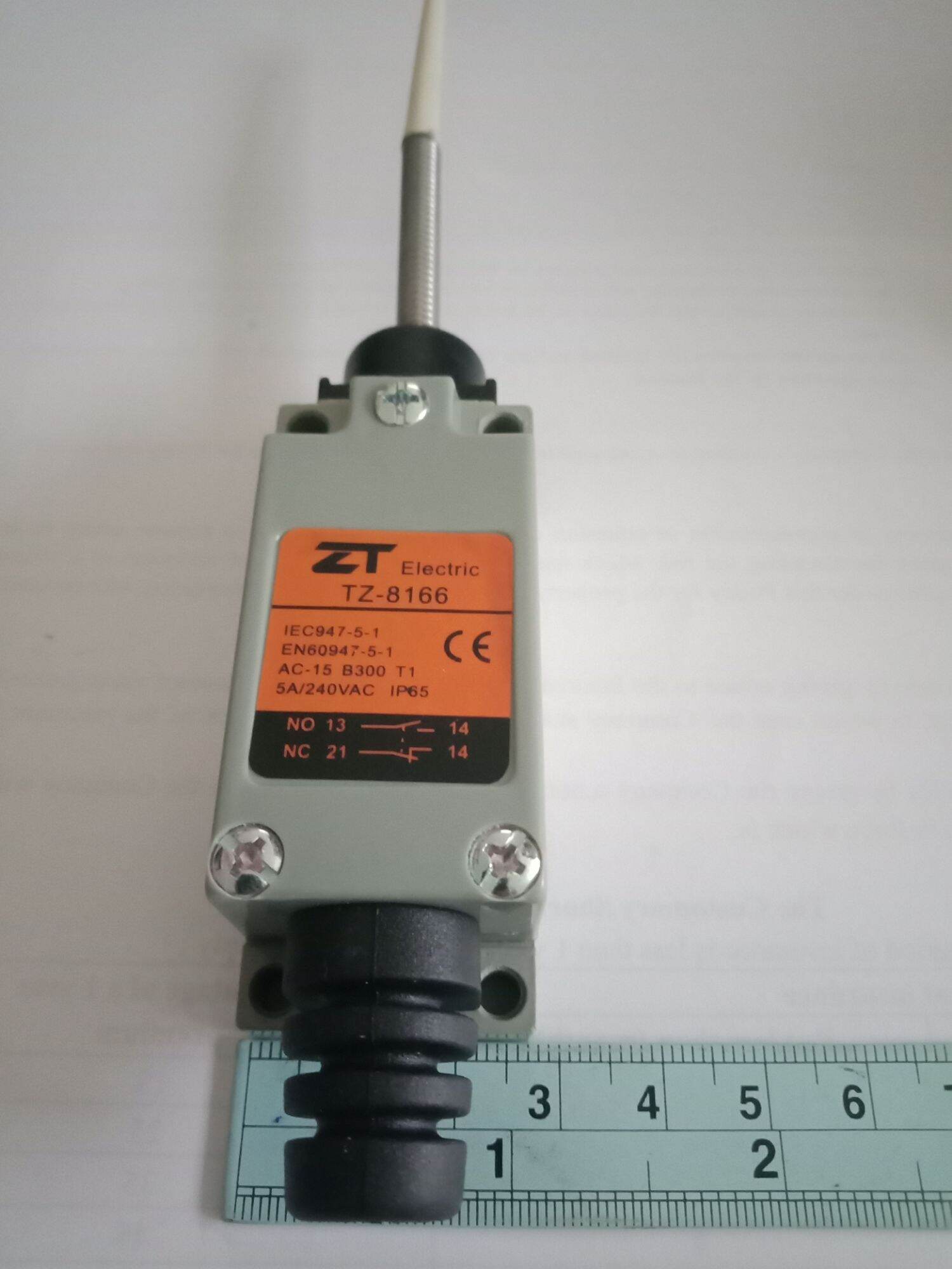 TZ-8166 Limit Switch ลิมิตสวิทช์ หางหนู 8166 5A / 240VAC 1NO, 1NC (แพ็ค1ตัว) ยี่ห้อ PNC,ZTของแท้ ...
