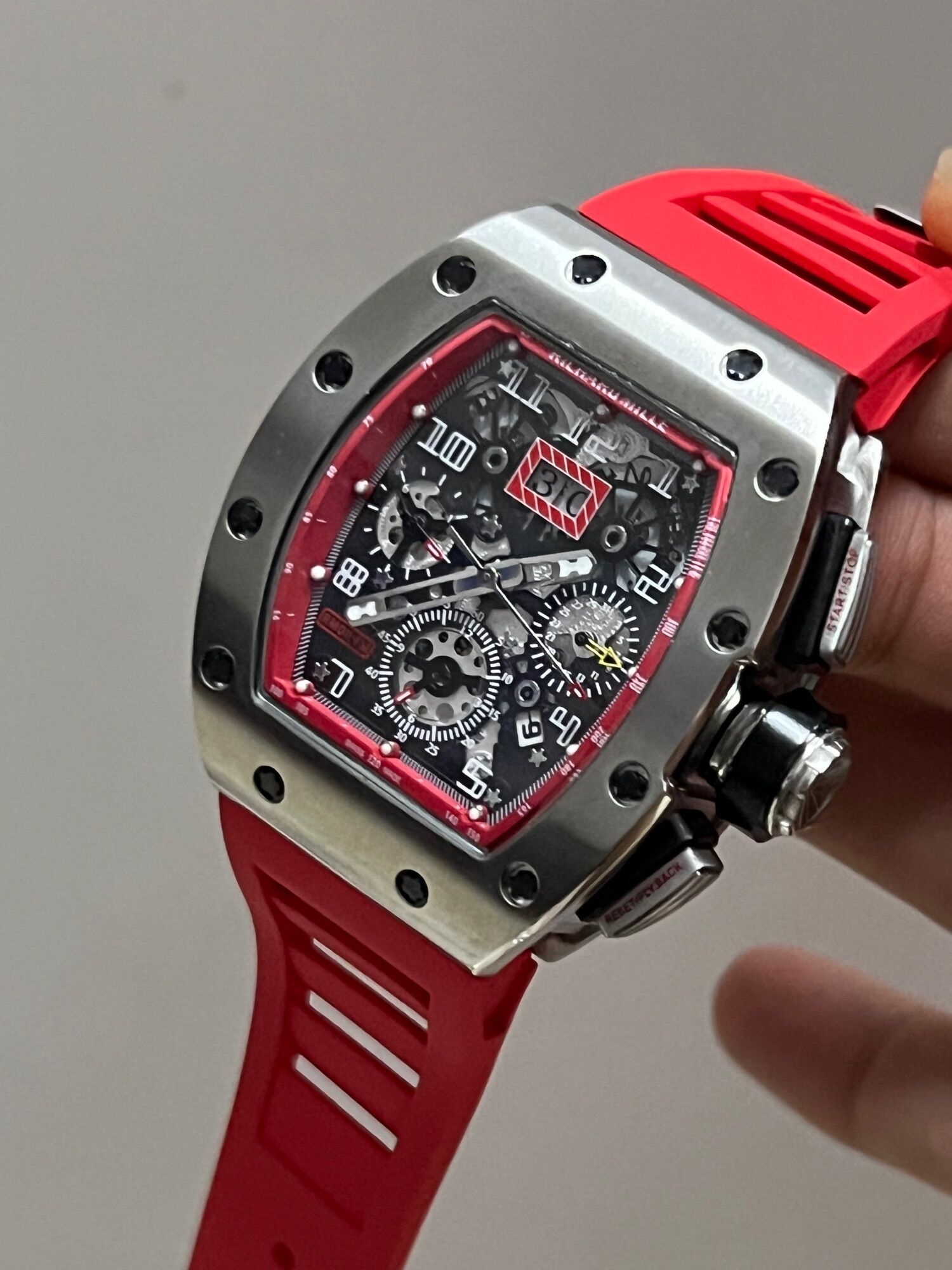 MM Style Watch RM red high quality AAA automatic Japanese movement with ...