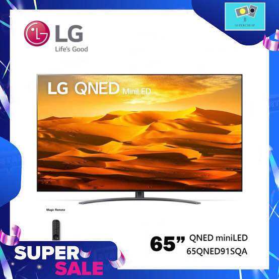 LG QNED Mini LED 4K Smart TV 65 นิ้ว รุ่น 65QNED91SQA Quantum Dot ...