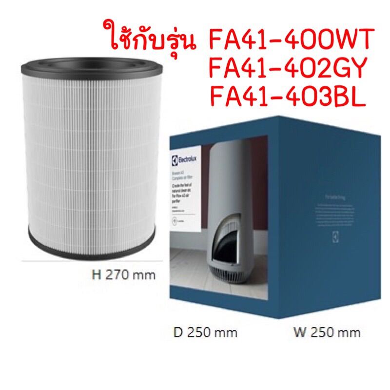 ไส้กรองเครื่องฟอกอากาศ Filter กรองเครื่องฟอกอากาศ ELECTROLUX รุ่น ...
