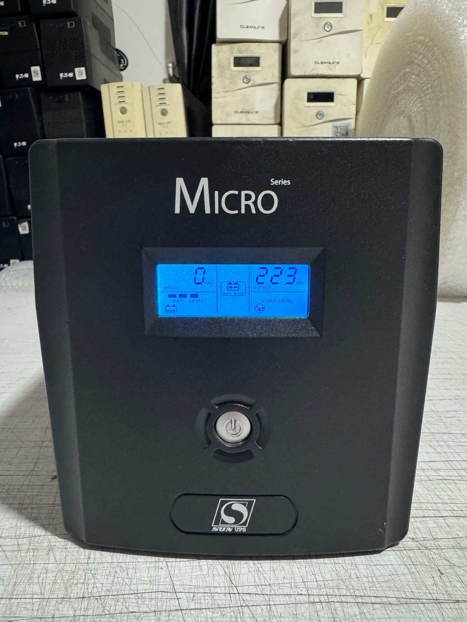 UPS เครื่องสำรองไฟมือสอง (second hand) SUN UPS รุ่น Micro 1200 1200VA ...