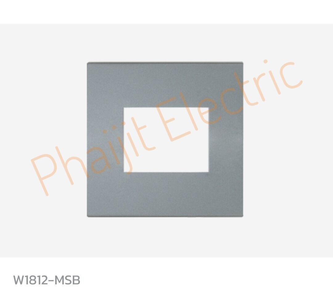 เฟรมสี่เหลี่ยม (สีเทาด้าน) Haco W1812-MSB เฟรมกลาง 2 อัน Square Haco W1812- MSB ( สีเทาด้าน ...