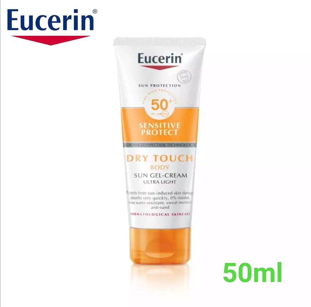 6.6 Eucerin Sun Body Sensitive Protect Dry Touch 50มล SPF50+ PA++++ ยูเ ...