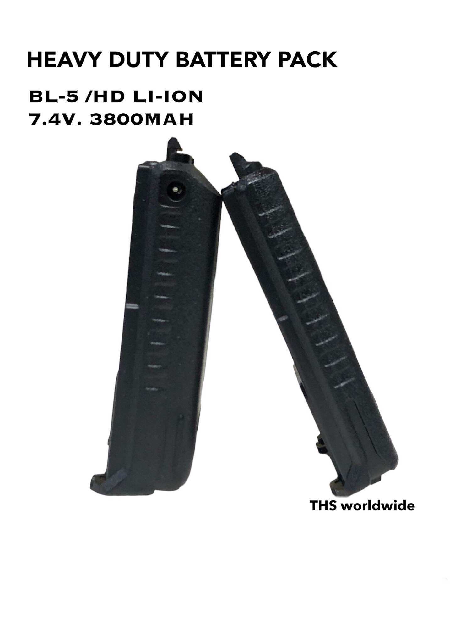 แบตเตอรี่ (แท้) BL-5 สั้น ยาว Li-ion DC 7.4V. 3800mAh FB-UV5R IC-V90 IC ...