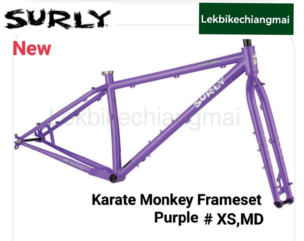 Frame Set Surly Karate Monkey Purple #XS/13",MD/16.5" NEW | Lazada.co.th