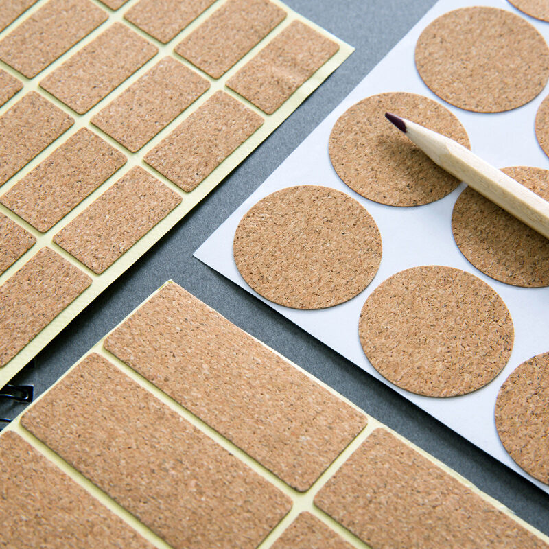Self-Adhesive Cork Label Sticker Book Compartmental Label PDA Sticky ...