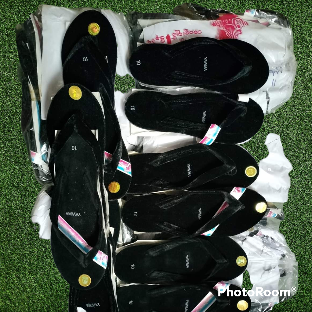 အမျိုးသားစီး ကတိပါ ဖိနပ် (Burmese Shoes)( Myanmar shoes) - Sen 99 ...