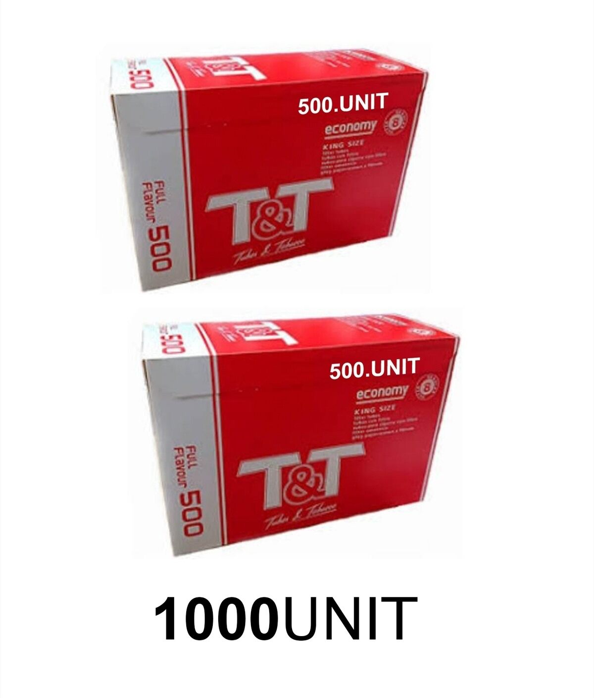 T&T 1000 UNIT/T&T economy King Size T&T Red ( แดง) - ทัศนะ. D - ThaiPick