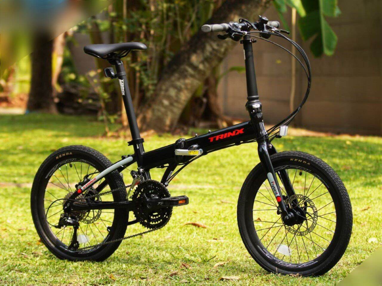 TRINX FLYBIRD 3.2(ส่งฟรี+ผ่อน0%) จักรยานพับได้ ล้อ 20(406) นิ้ว เกียร์ ...