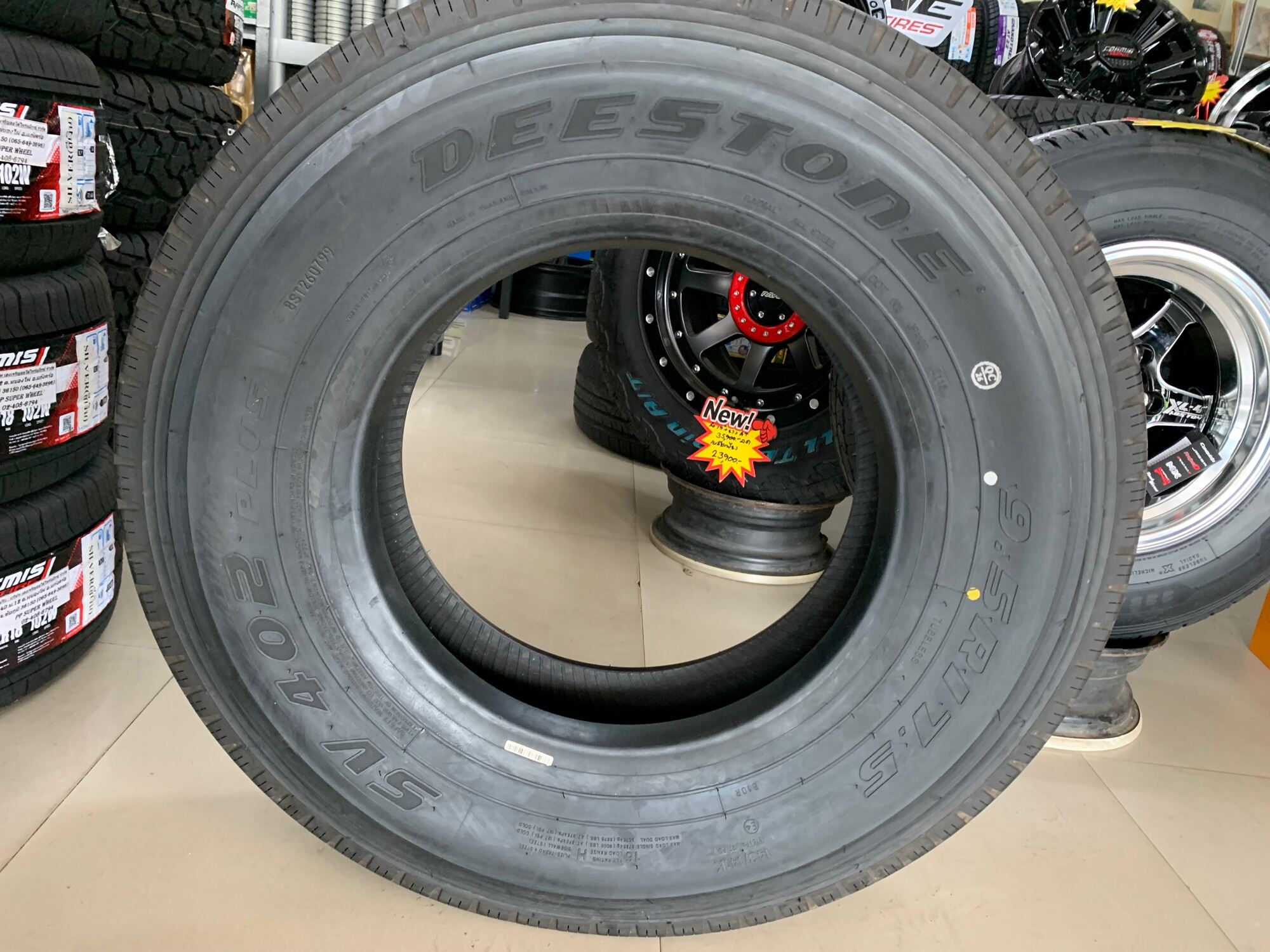 9.5R17.5 DEESTONE SV402 ยางใหม่ปี2018????????ราคา1เส้น รับประกัน365วัน - HENGCHAROEN AUTO TIRE ...