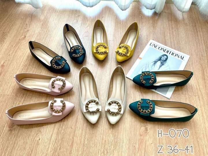 รองเท้าคัทชู รองเท้าคัทชูหน้าอะไหล่ รหัสสินค้า H-070 Niwa Shoes