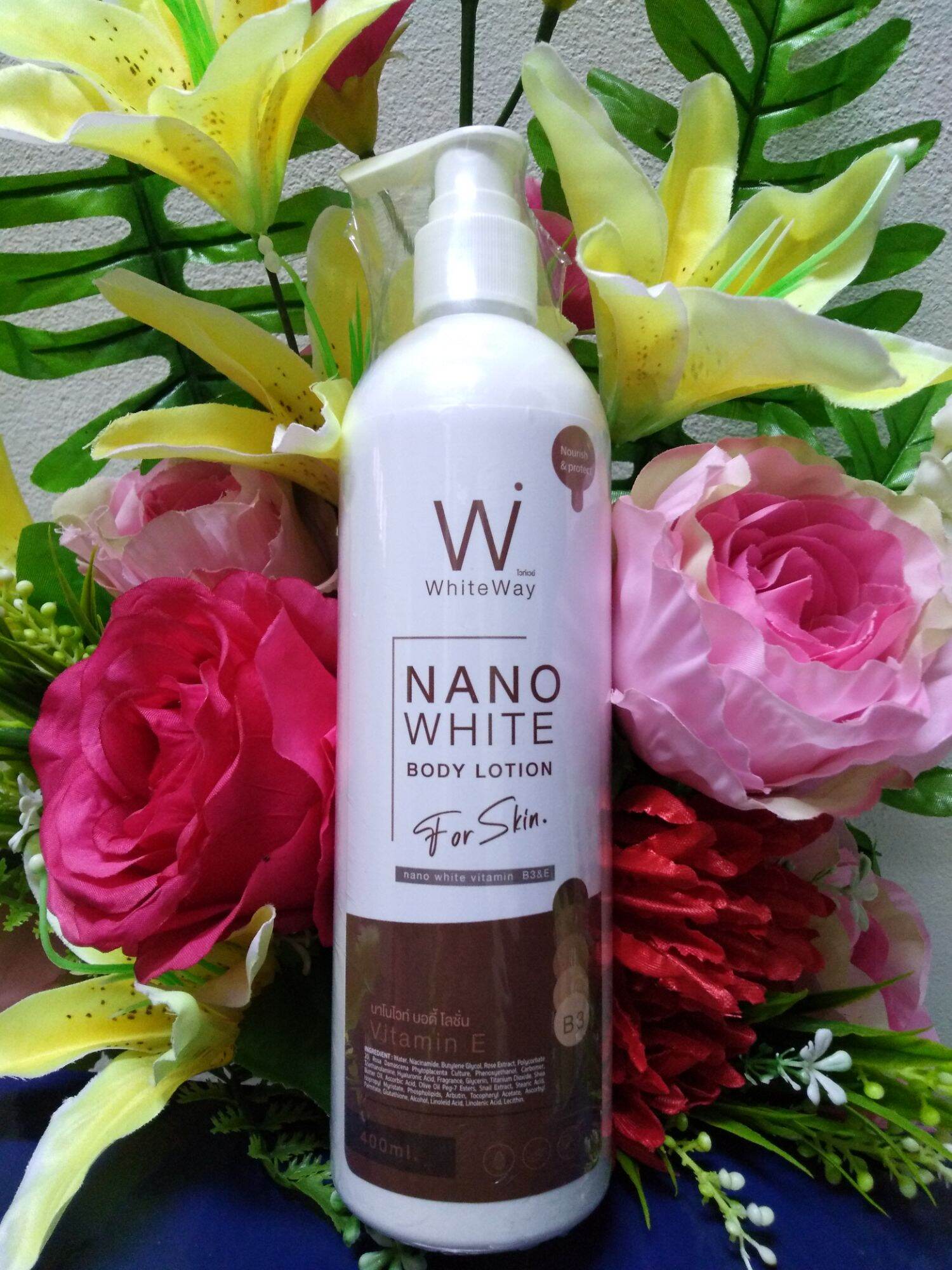 ไวท์เวย์ นาโนไวท์ white way nano white body lotion โลชั่นสูตรเข้มข้น ขนาด 100ml. ( 2 ขวด ) - KT ...