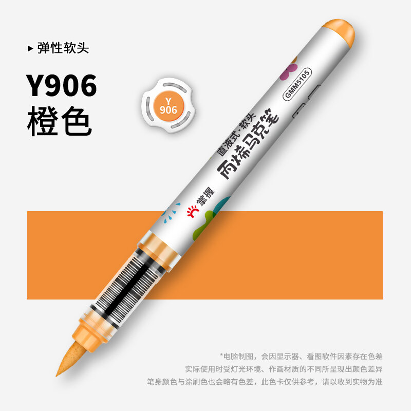 ปากกามาร์คเกอร์อะคริลิคหัวเดียว GRASP/Master สไตล์มินิมอลที่ใช้น้ําเป็น ...