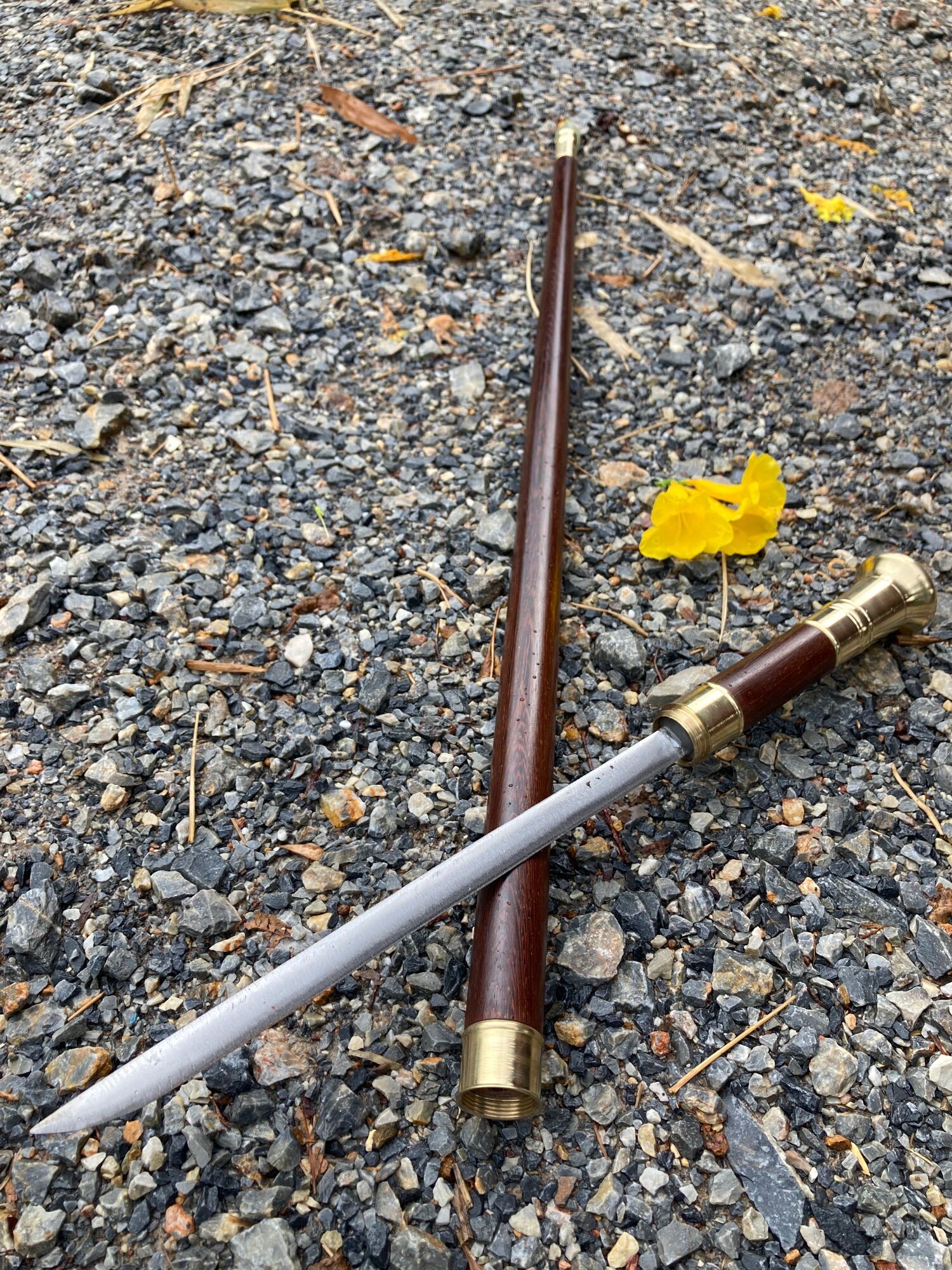 ไม้ตะพดซ่อนมีด เสือซ่อนเล็บ ไม้ตะพด ไม้สาทร Commando Stick 📍🍂 | Lazada ...