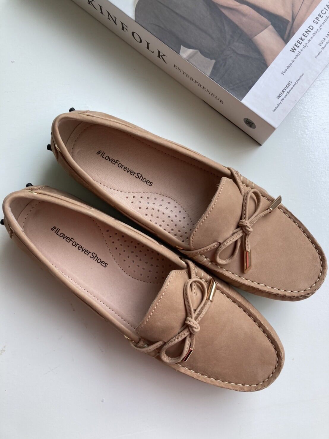 Forever Shoes - Classy in Nude รุ่นนี้ทำจากหนังวัวกลับ เพิ่มความน่ารัก ...