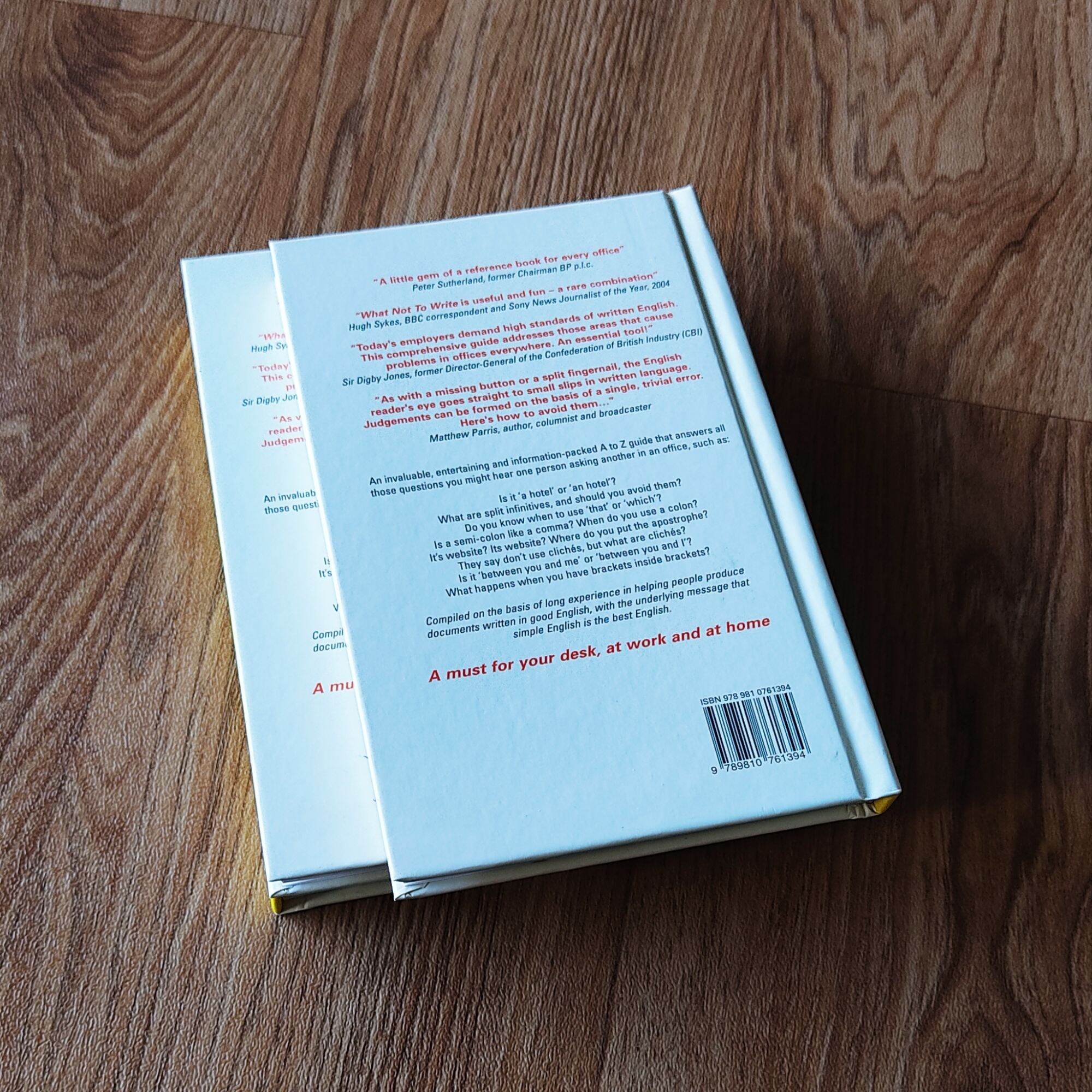 What Not to Write A Guide to the Dos and Donts of Good English ...