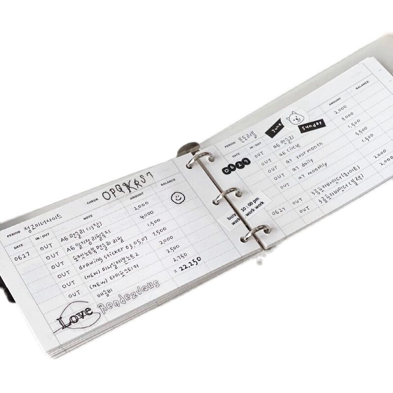 Lrice สไตล์เกาหลี INS ระเบิด ahora เรียบง่าย3หลุมที่หนีบกระดาษโฟลเดอร์ ...