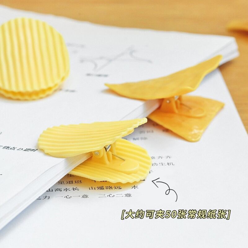 ที่หนีบ???? คลิปหนีบ กระดาษ ถุงขนม รูปมันฝรั่ง น่ารักๆ น่ากอน แผ่นหยัก ...