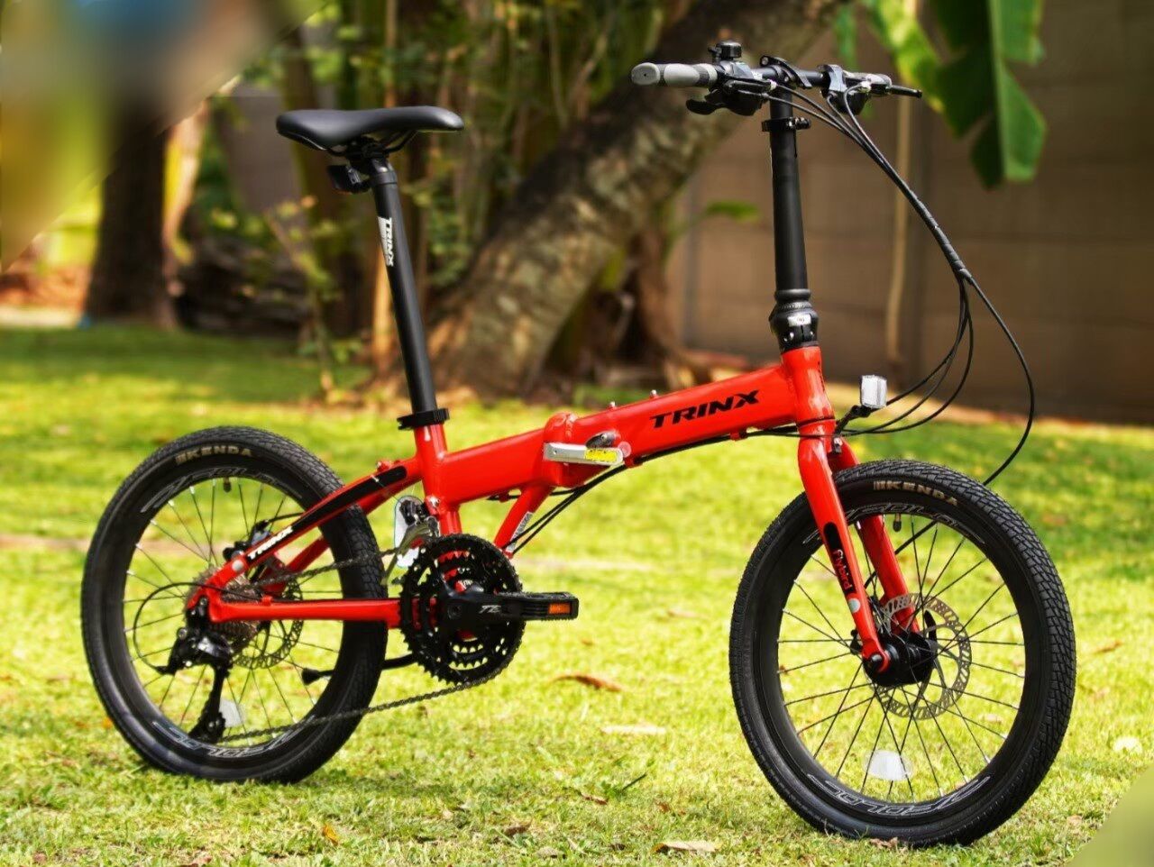 TRINX FLYBIRD 3.2(ส่งฟรี+ผ่อน0%) จักรยานพับได้ ล้อ 20(406) นิ้ว เกียร์ ...