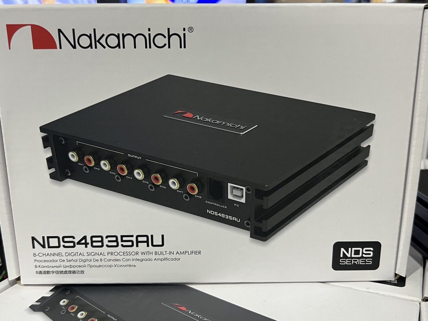 Dsp Nakamichi NDS4835AU นากามิชิ เข้า4 ออก8 Digital Sound Amplifier 31Band EQ 50wx4 - ดีเค ...