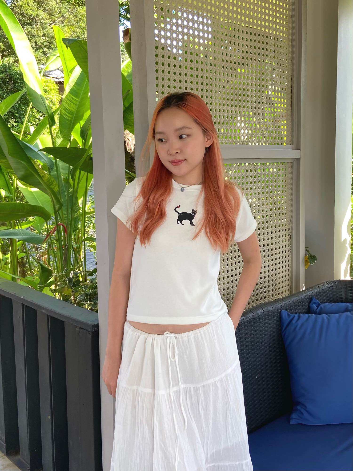 Lala The Black Cat - Baby Tee | Kiparapa.house | Lazada.co.th