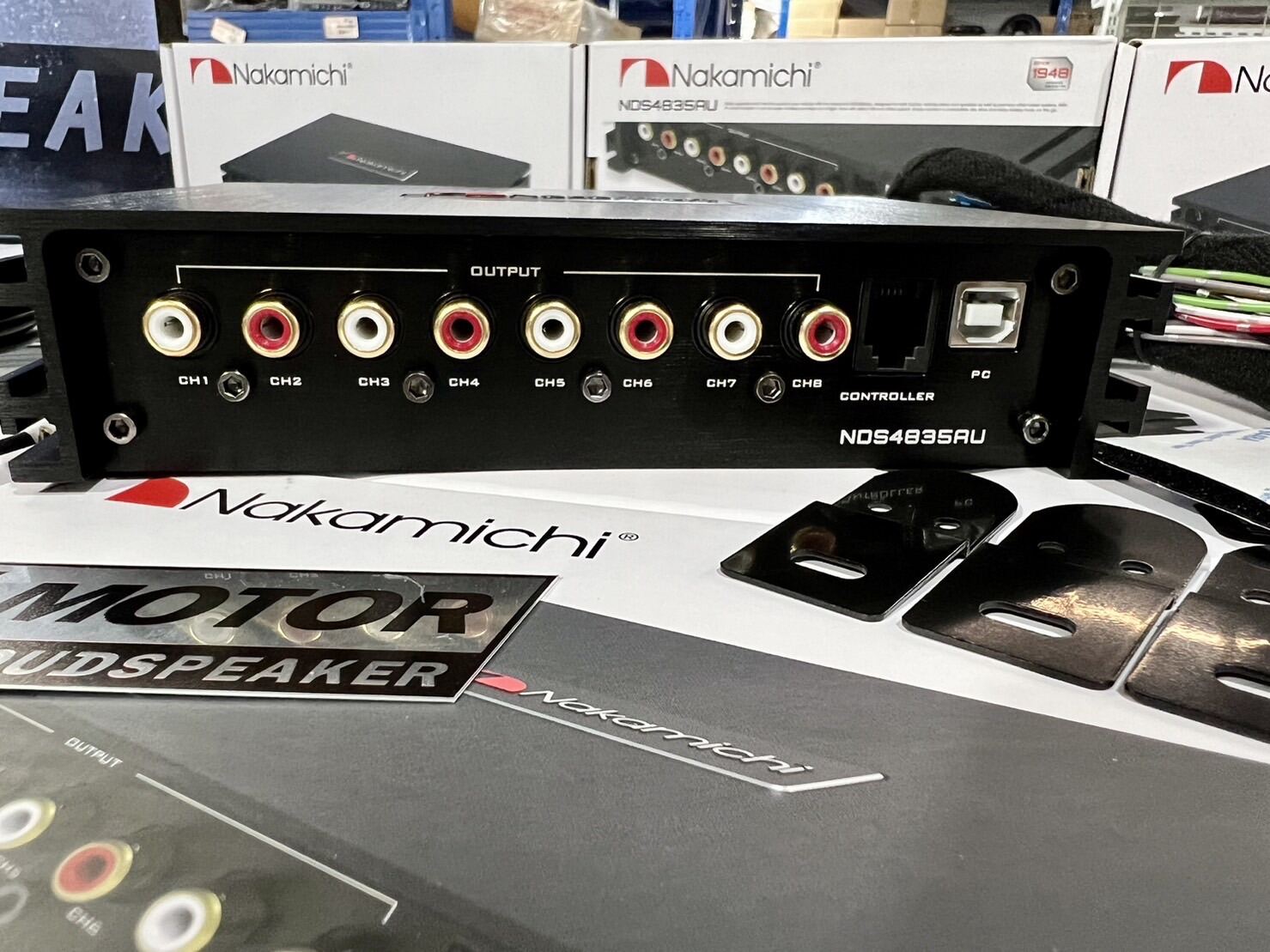 Dsp Nakamichi NDS4835AU นากามิชิ เข้า4 ออก8 Digital Sound Amplifier 31Band EQ 50wx4 - ดีเค ...