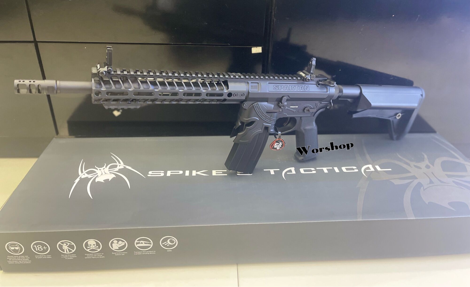 ปืนบีบีกัน รุ่น Spike's Rare Breed Spartan SBR - EMG Arms (CYMA CM.108A ...