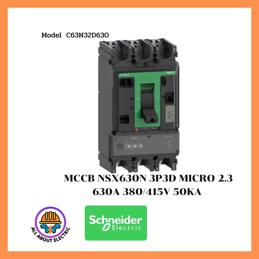 Schneider เบรคเกอร์เซอร์กิต model: C63N32D630 Circuit breaker, ComPacT ...