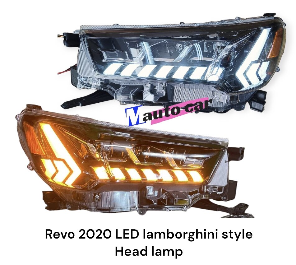 ไฟหน้า Revo led ปี2020 2021 2022 2023 2024 ไฟเลี้ยววิ่ง โคมโปรเจคเตอร์ ...