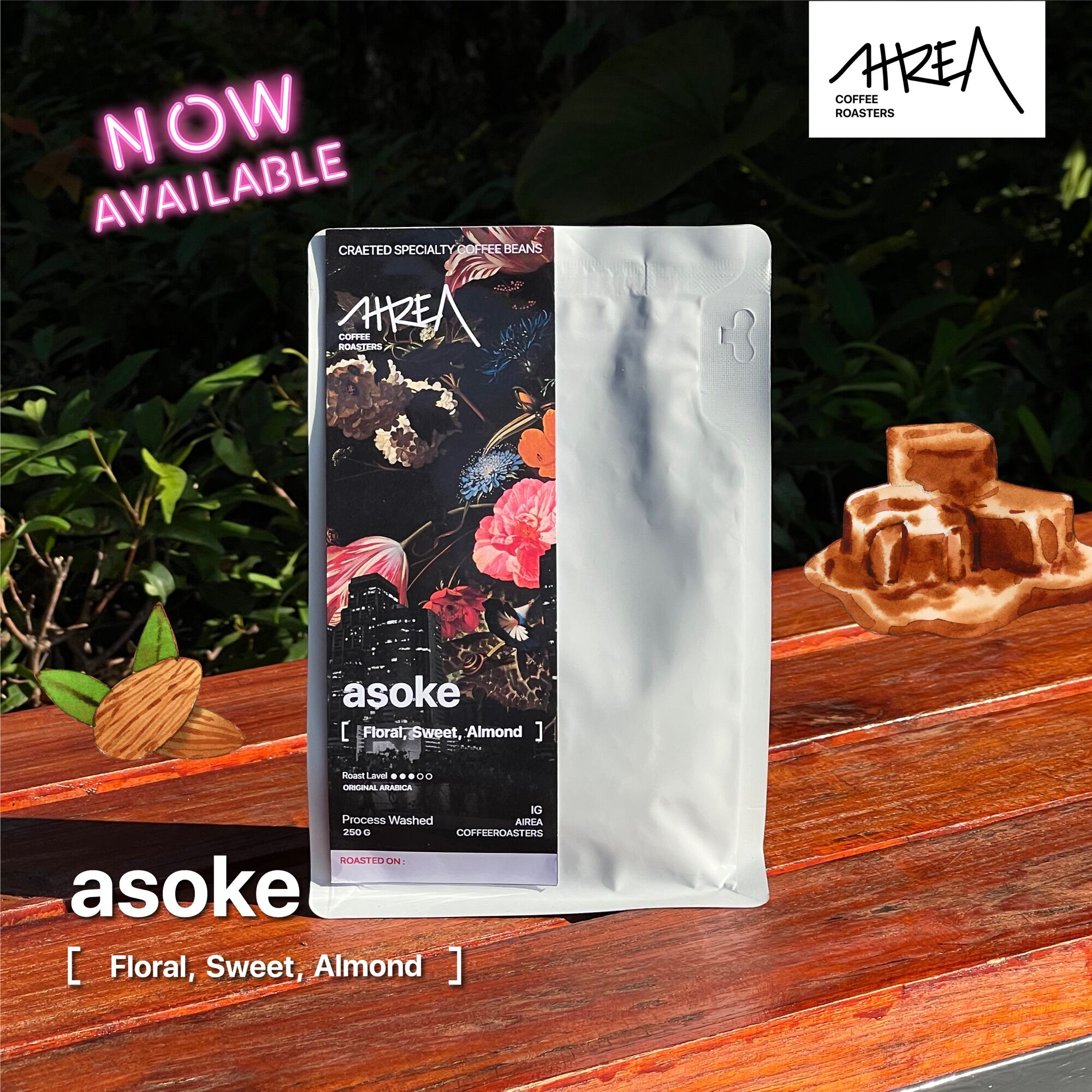 AIREA Asoke Blend (Roaster Coffee Beans) 250g / ซอง | Lazada.co.th