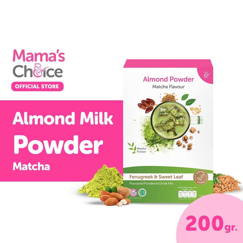 Mamas Choice Almond Milk Powder เครื่องดื่มน้ำนมอัลมอนด์ บำรุงน้ำนมคุณ ...