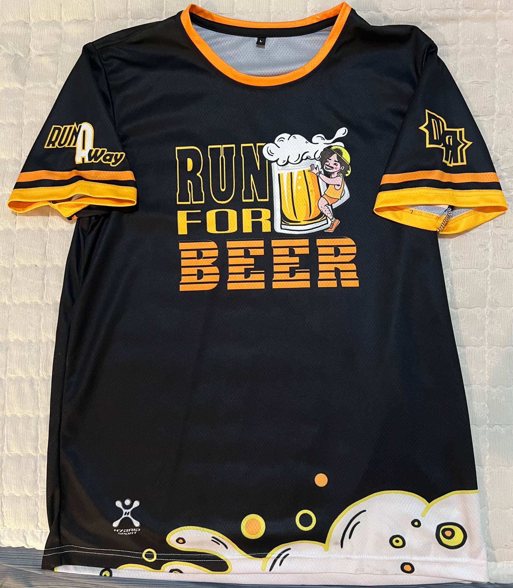 เสื้อวิ่ง Drunker Runner กิจกรรม Run Fon Beer สีดำ | Lazada.co.th