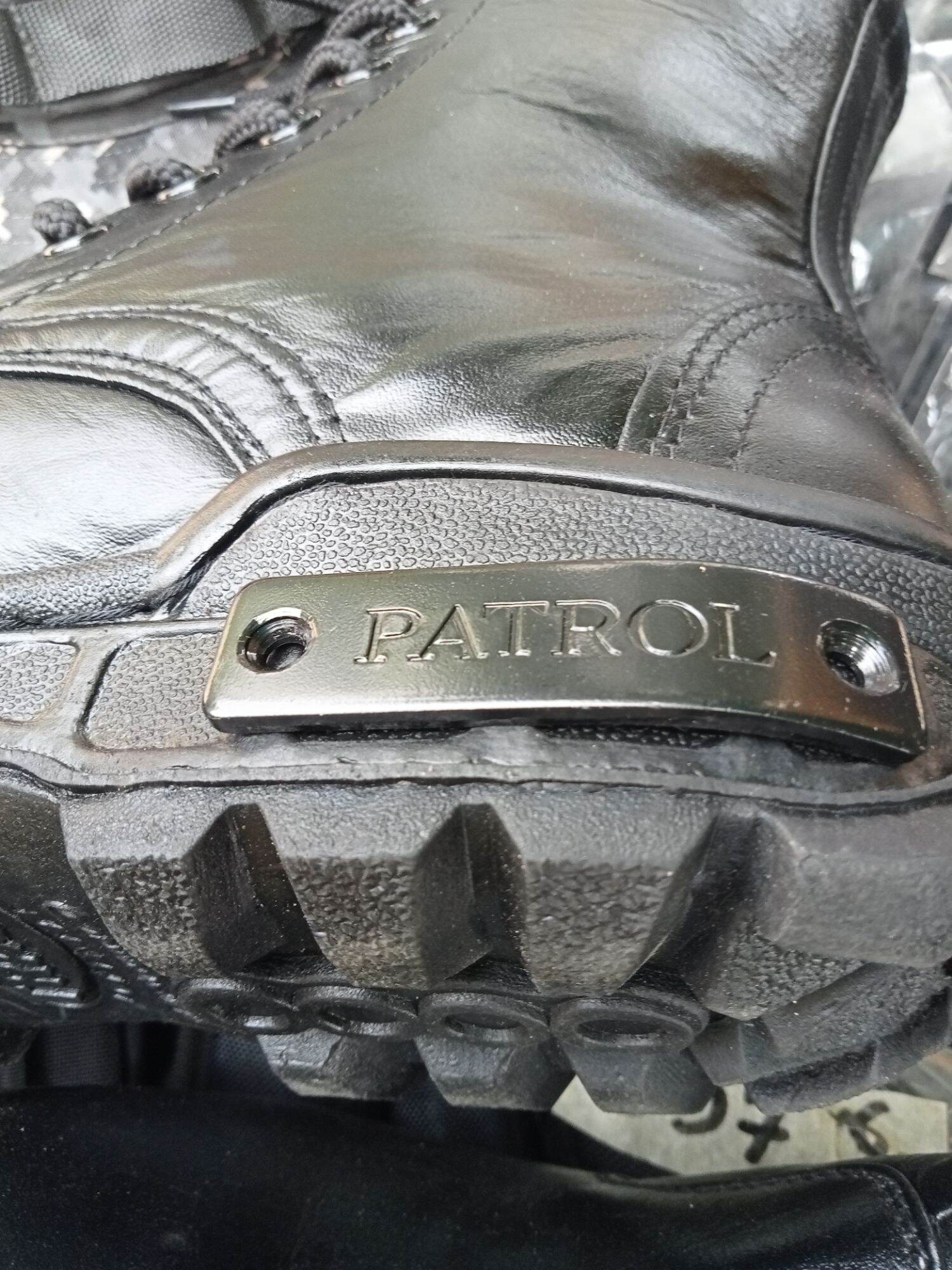 เหล็กชิดเท้า รุ่น PATROT สเตนเลส100% /สีดำชุปหนา เงางาม หนาสวย เสียงดี ...