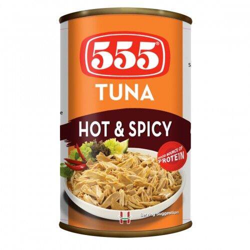 555 Tuna Hot Spicy 155g - PALENGKE SHOP BKK - ThaiPick