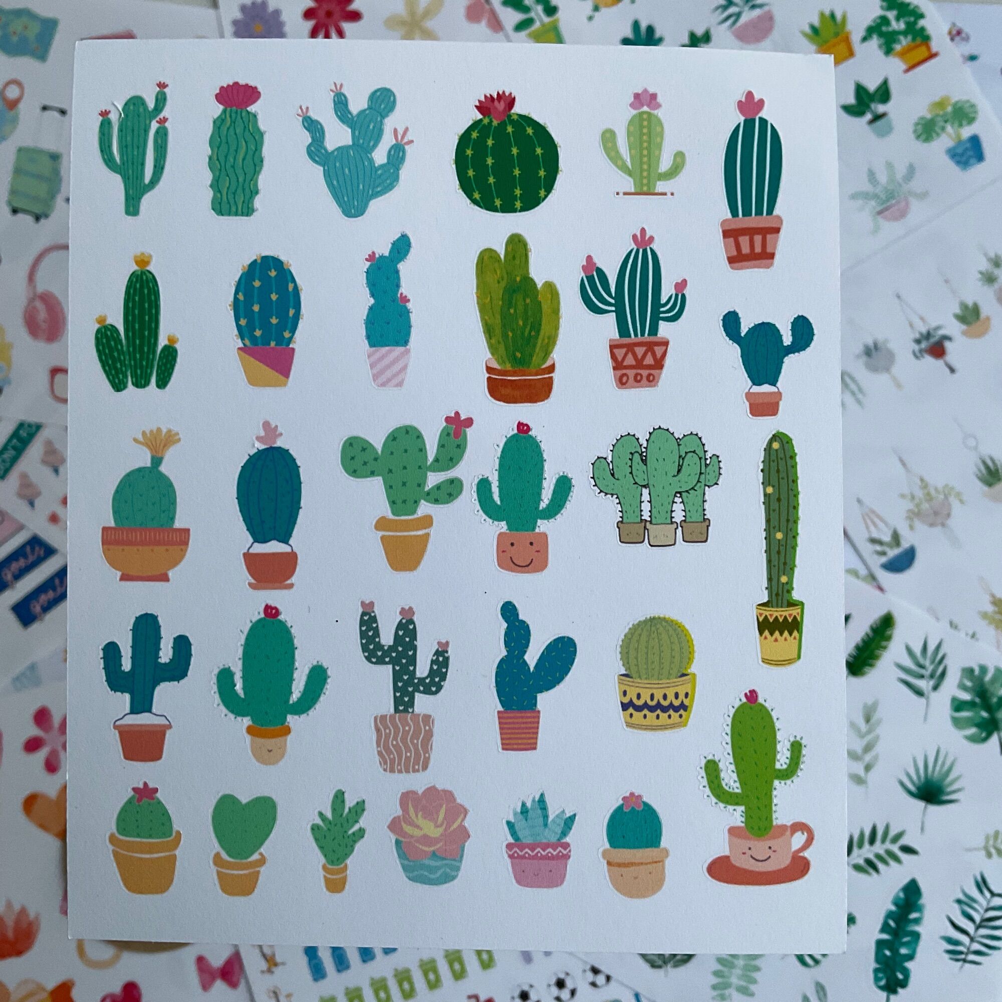 Planner Cactus Sticker - cezy creative Shop - ThaiPick