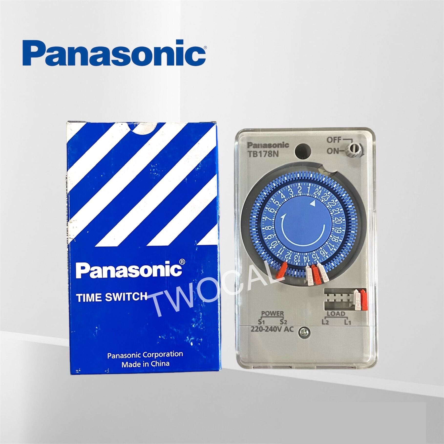 Panasonic 🇹🇭 Time Switch TB178NE5T ไทม์เมอร์ นาฬิกาตั้งเวลา 24 ชั่วโมง ...