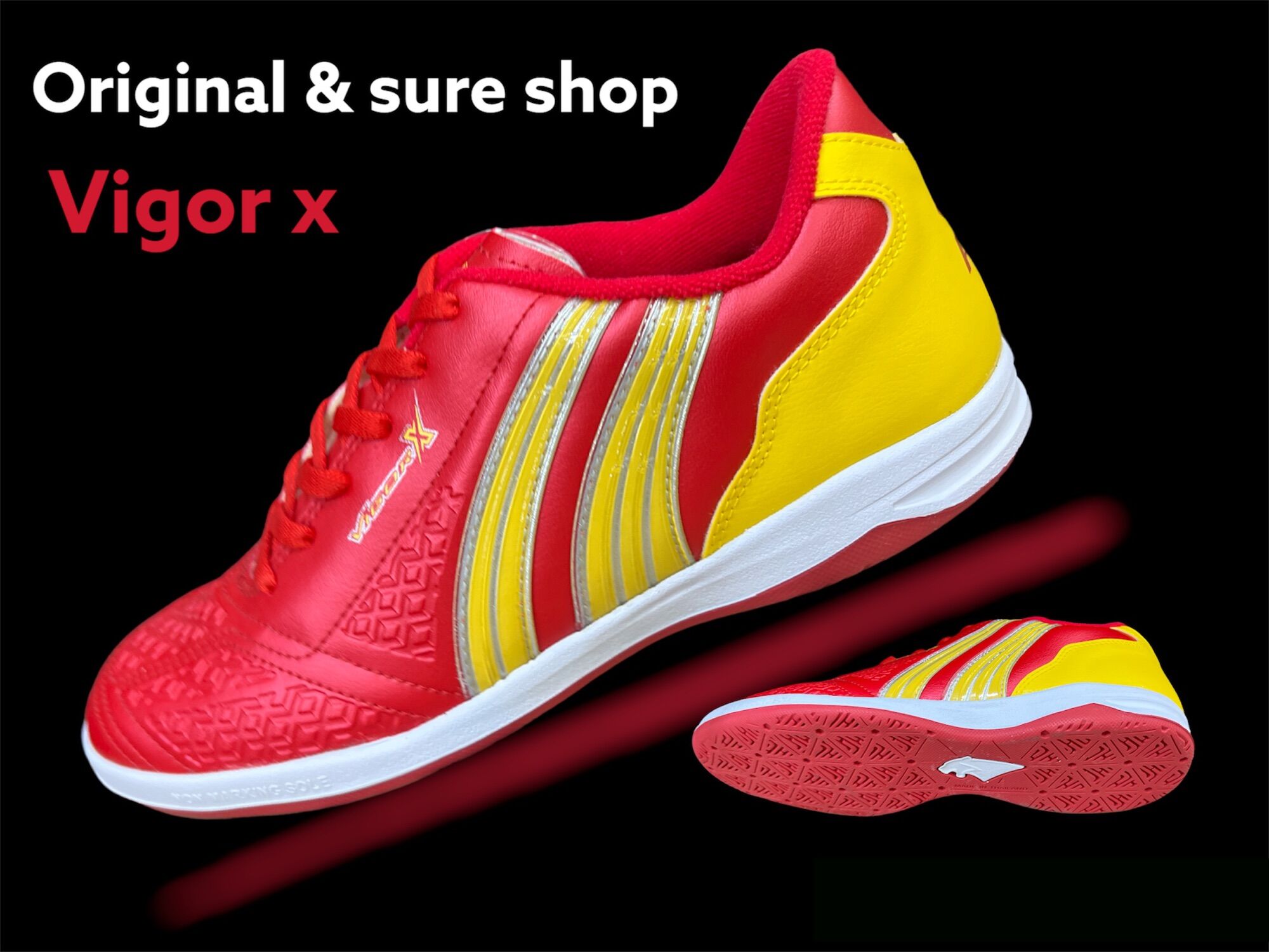 รองเท้าฟุตซอล pan vigor x | Lazada.co.th