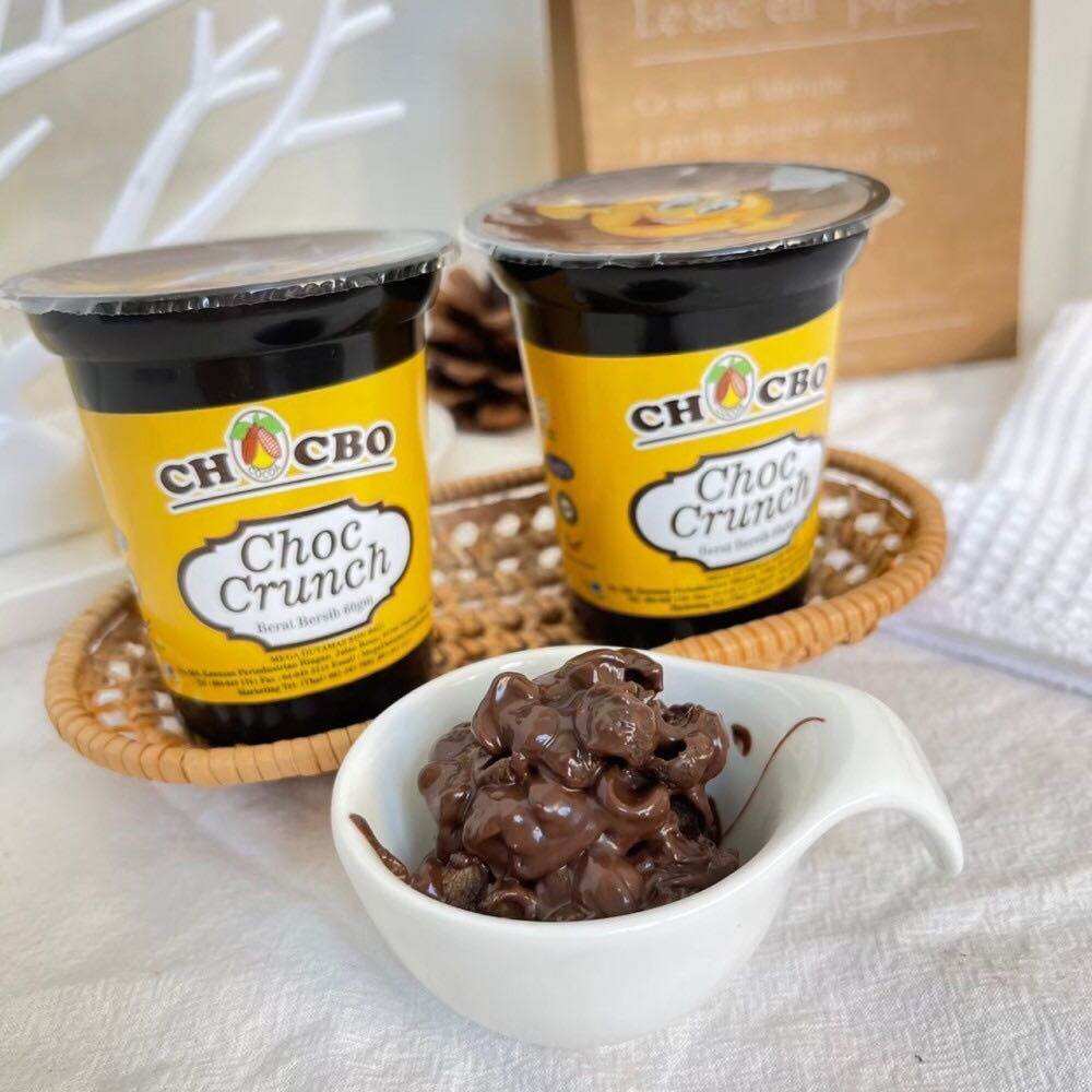 CHOCBO choc crunch ช็อคโกแลตแท้ 1 แพ็ค 6 กระปุก - DaDa_Kanom - ThaiPick